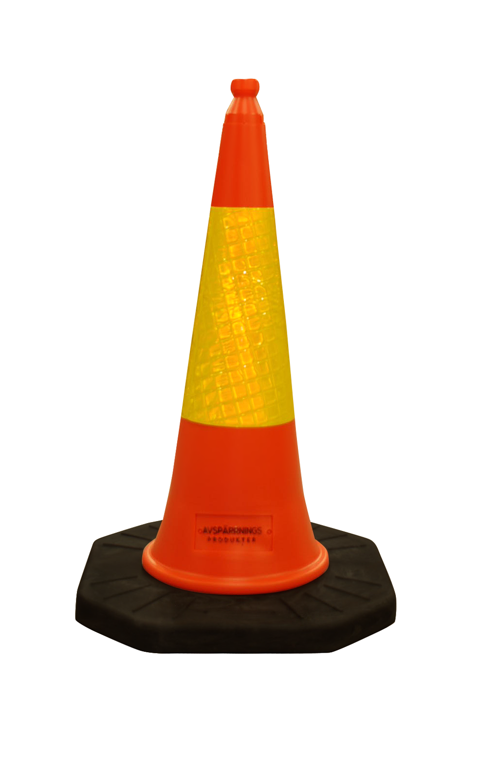 Trafikkjegle Standard 100 cm – Avsperringer.no – Avsperringer & Køledninger
